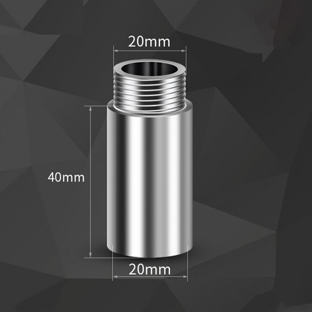 10-60mm Shower Head Extension Pipe Stainless Steel Bathroom Shower ...