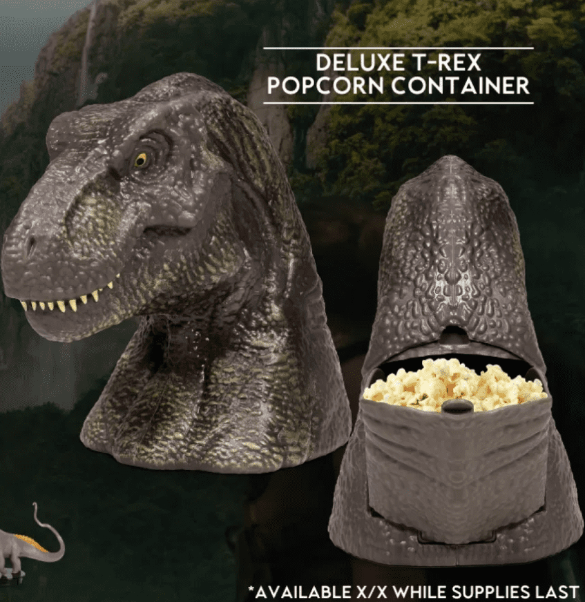 10.63 Inch Jurassic Popcorn Bucket Jurassic World Rebirth Popcorn ...
