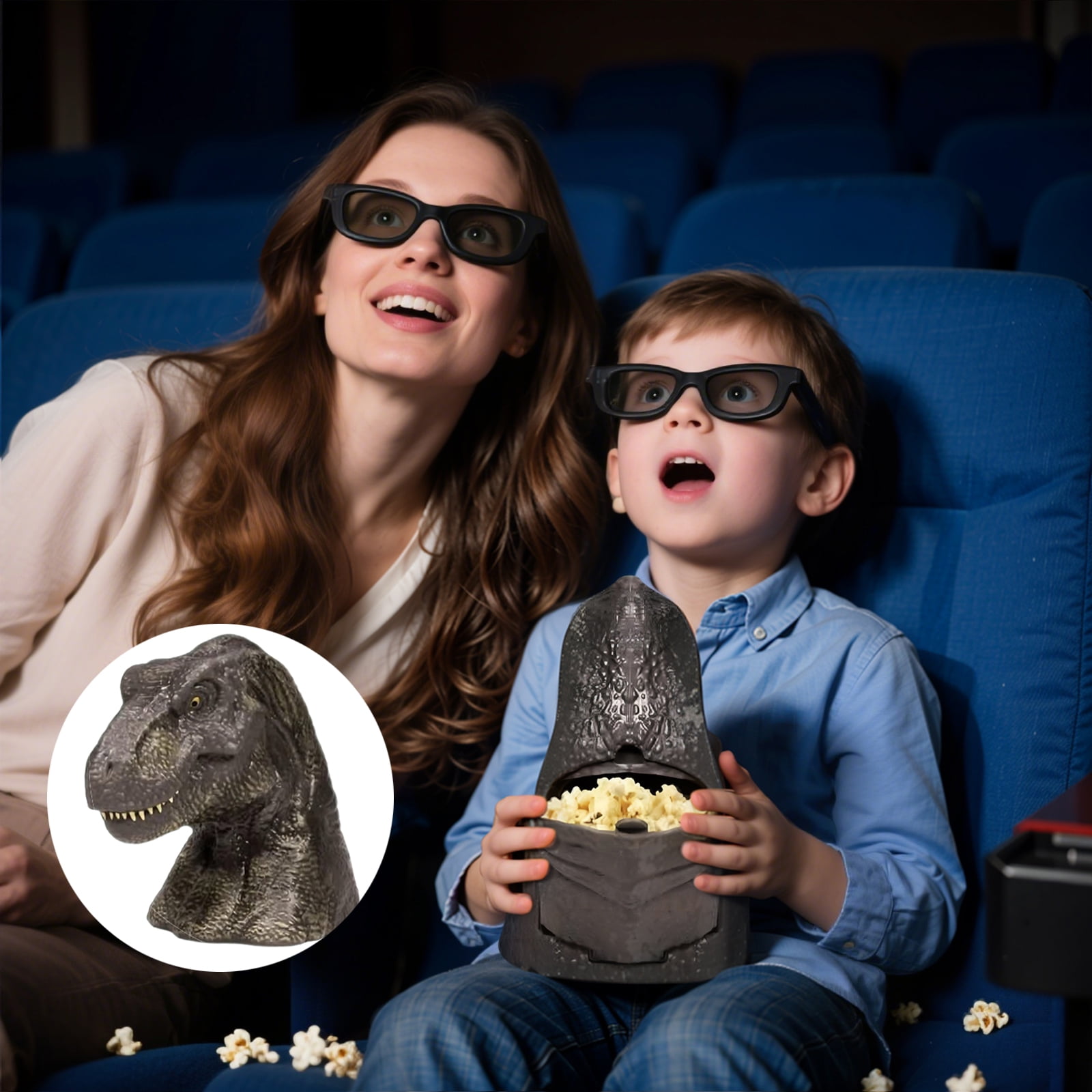 10.63" Jurassic World Rebirth Popcorn Bucket, 2025 Fun Snack Holder ...