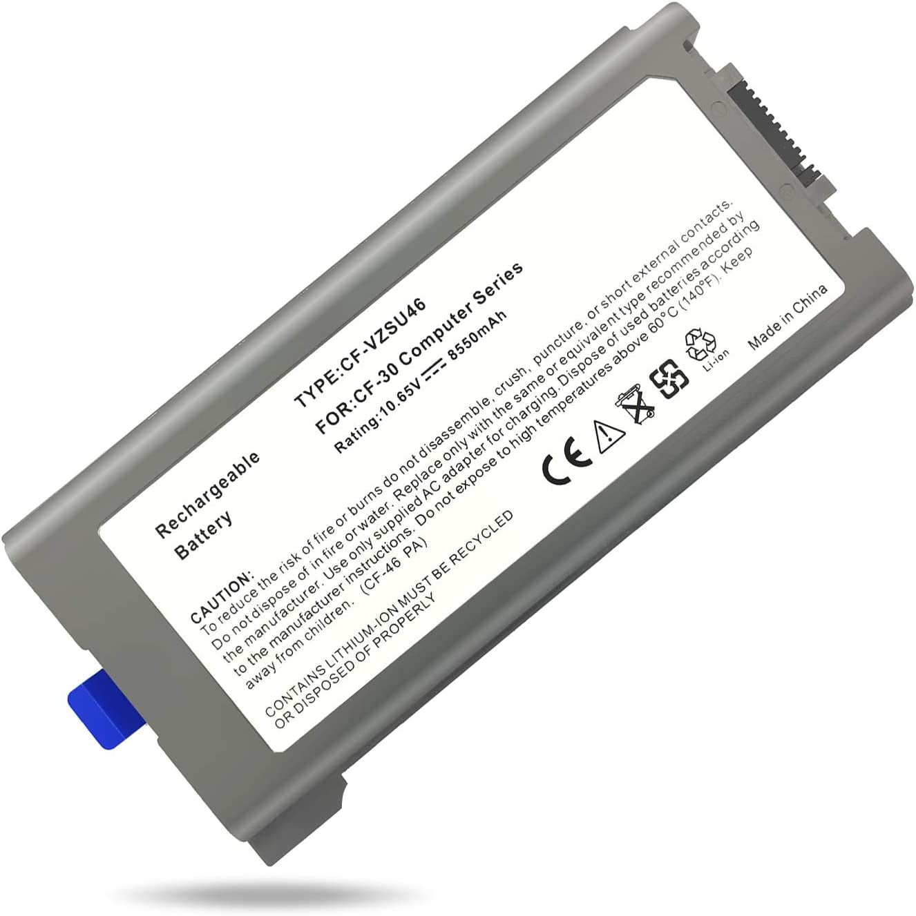 Zmoon 10.65V 8.55Ah 9cell Replacement Laptop Battery for Panasonic ...