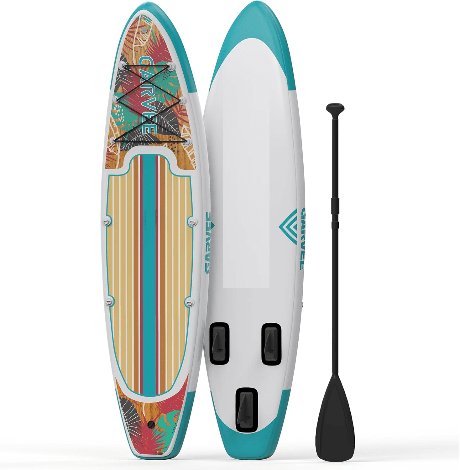 10.6FT Inflatable Stand Up Paddle Board with Camera Mount, Non-Slip ...