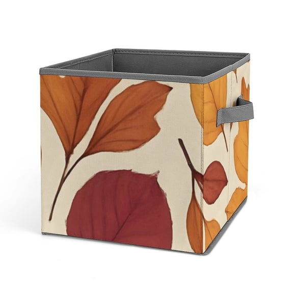 10.6in Folding Storage Box Solid Material Handle On Both Sides For Easy ...