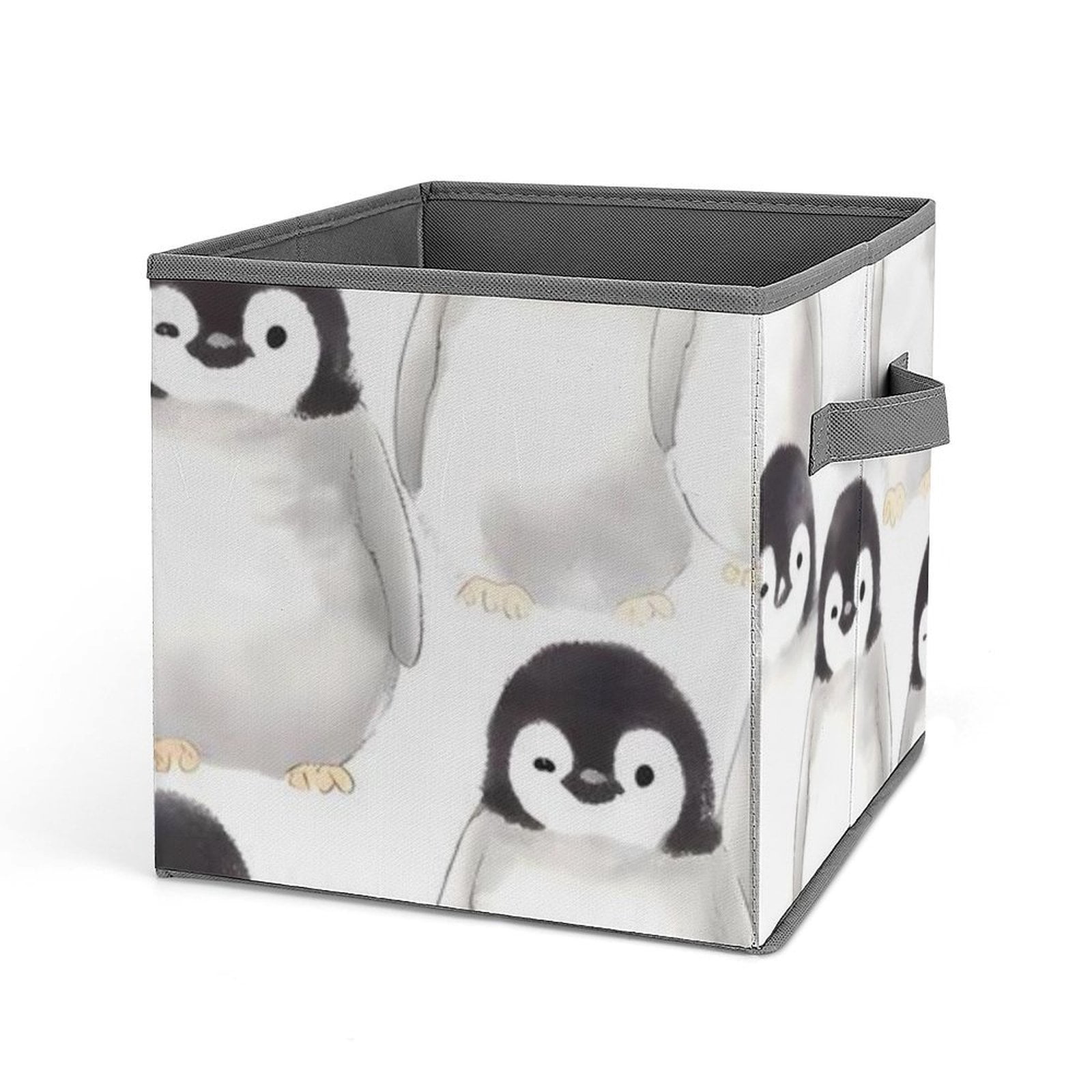 10.6in Folding Storage Box Solid Material Handle On Both Sides For Easy ...