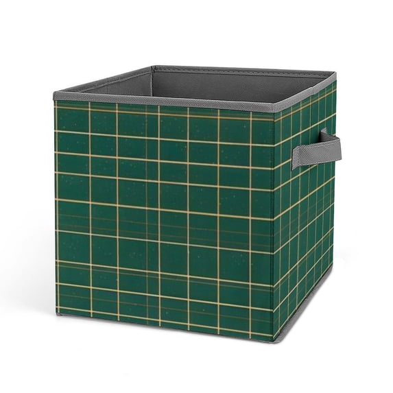 10.6in Folding Storage Box Solid Material Handle On Both Sides For Easy ...