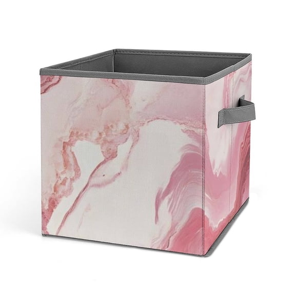 10.6in Folding Storage Box Solid Material Handle On Both Sides For Easy ...