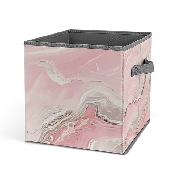 10.6in Folding Storage Box Solid Material Handle On Both Sides For Easy ...