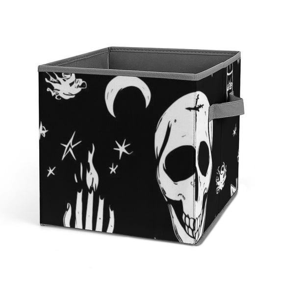 10.6in Folding Storage Box Solid Material Handle On Both Sides For Easy ...