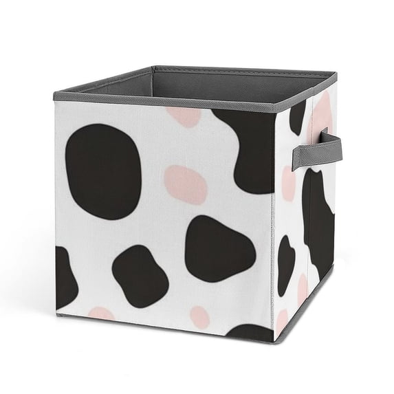10.6in Folding Storage Box Solid Material Handle On Both Sides For Easy ...