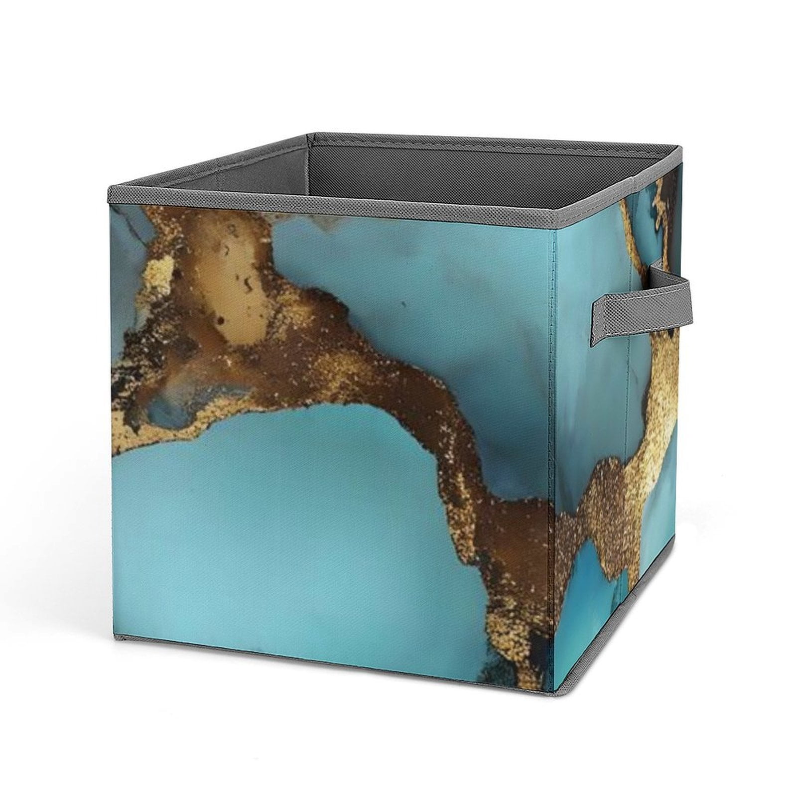 10.6in Folding Storage Box Solid Material Handle On Both Sides For Easy ...
