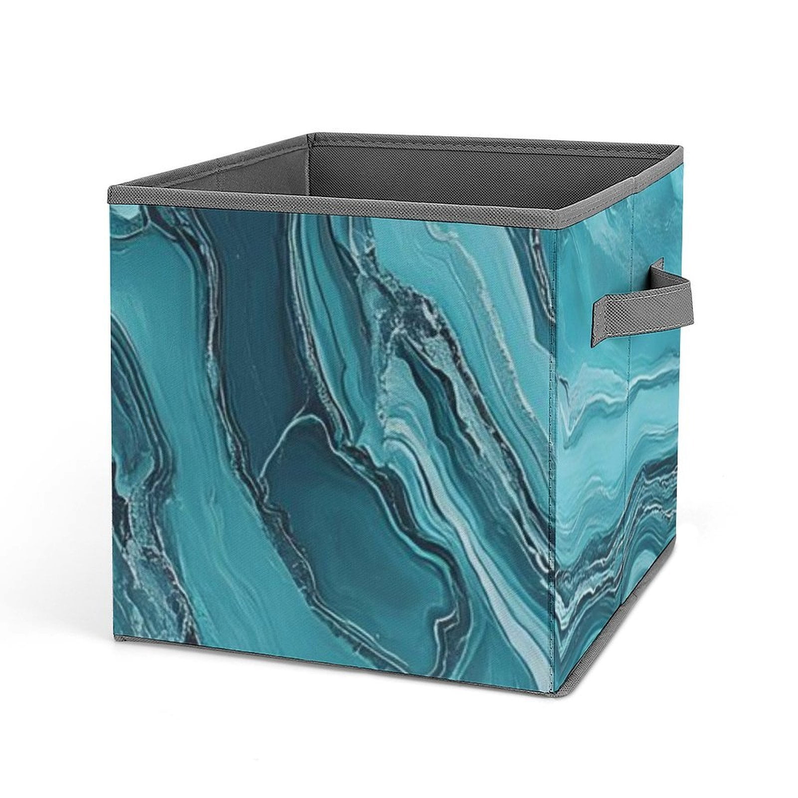 10.6in Folding Storage Box Solid Material Handle On Both Sides For Easy ...