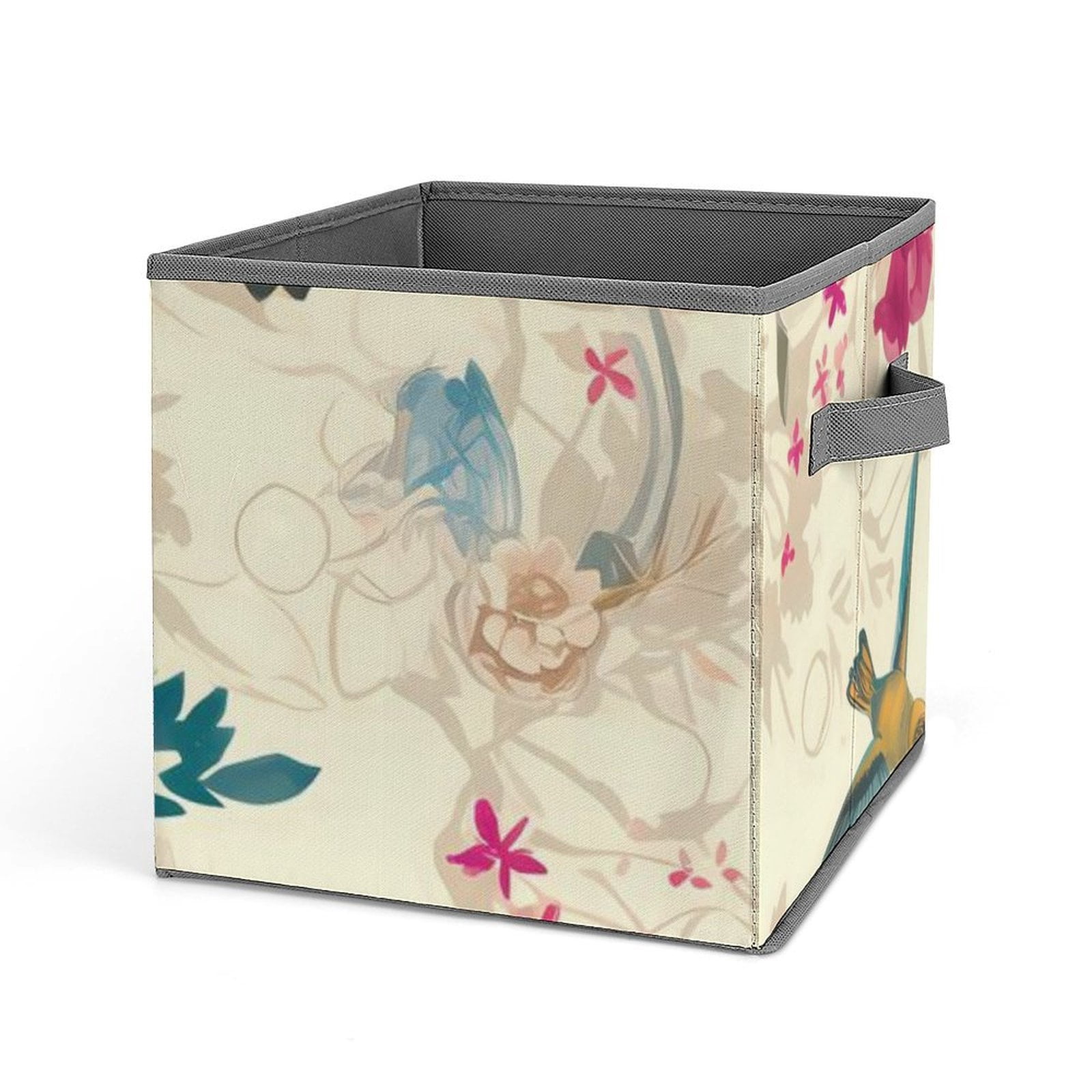 10.6in Folding Storage Box Solid Material Handle On Both Sides For Easy ...