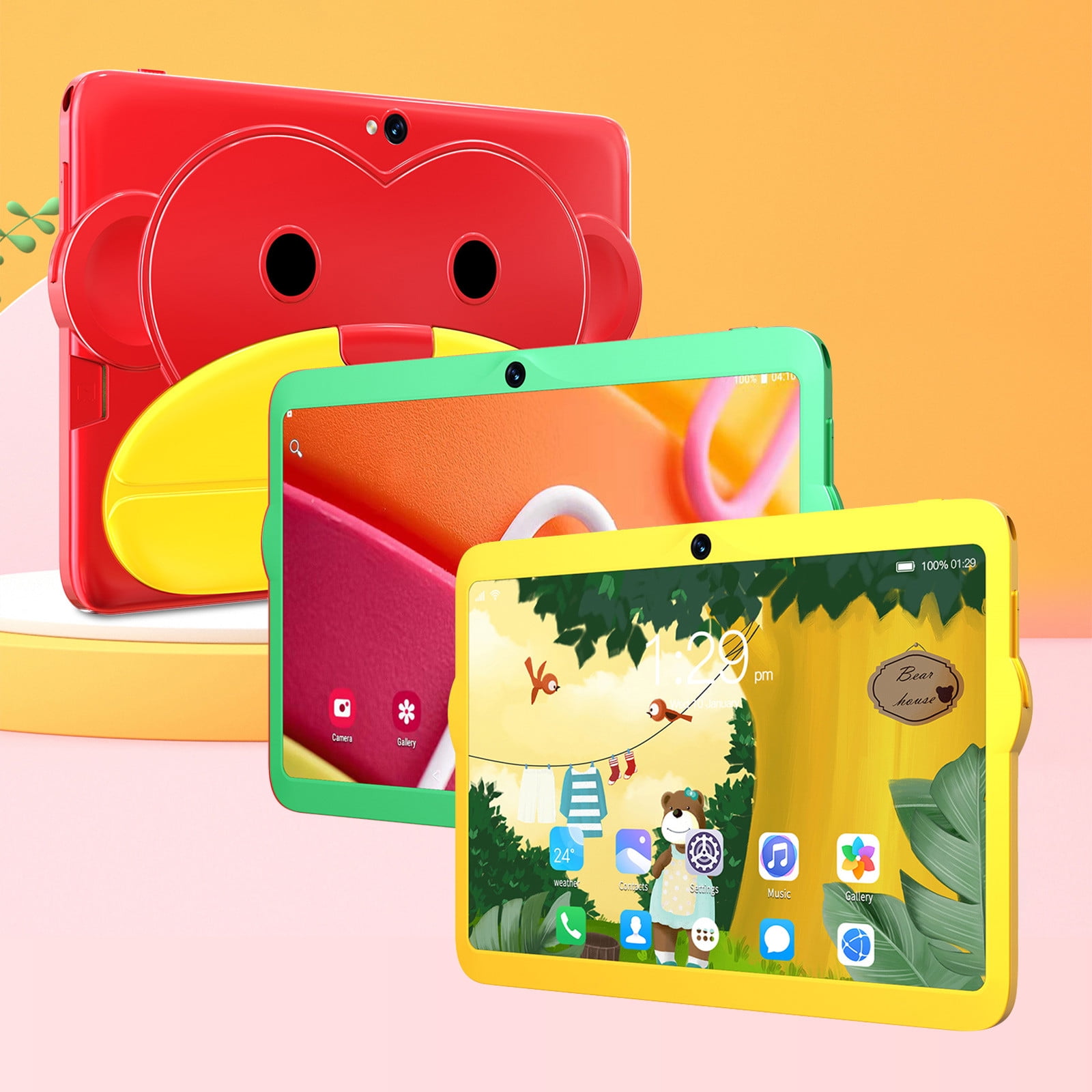 Under 10, 7-Inch android Tablet, Youths Learning Tablet, 16GB Storage ...