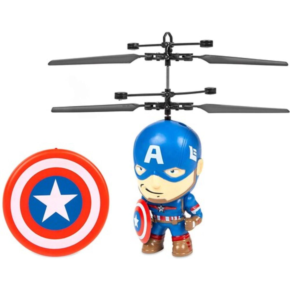 10.75" Marvel Avengers Captain America Flying Figure Helicopter ...