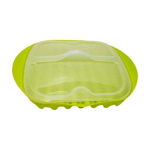 10.8*9.6*2.5 Inch Microwave Bacon Tray with Splatter Lid, Quick & No ...