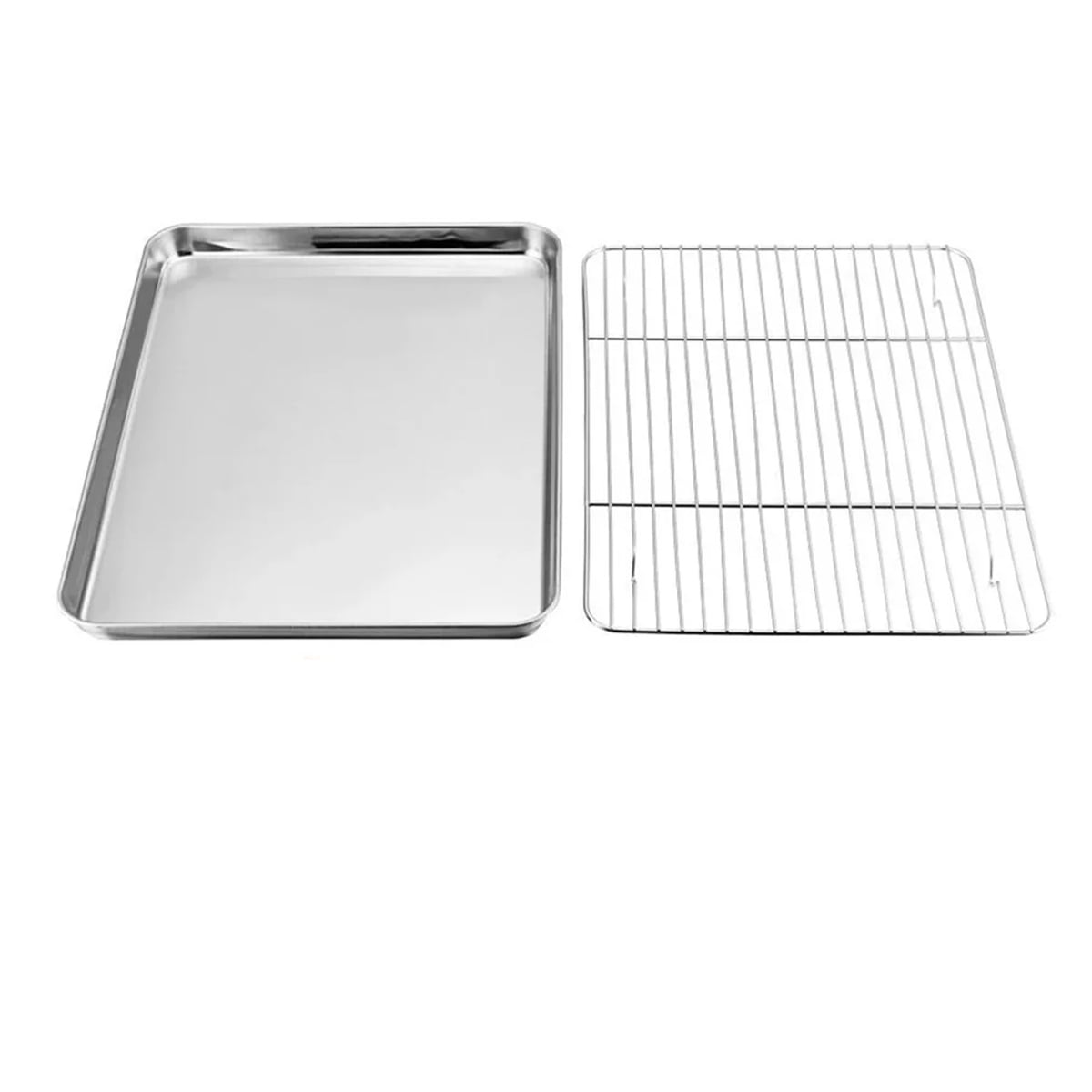 10*8'' Baking Pans with Rack Set, Baking Pans with Wire Rack, Cookie ...