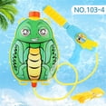 10.8" Cartoon Backpack Water Spray Toy, Pull-Out Spraying Device with ...