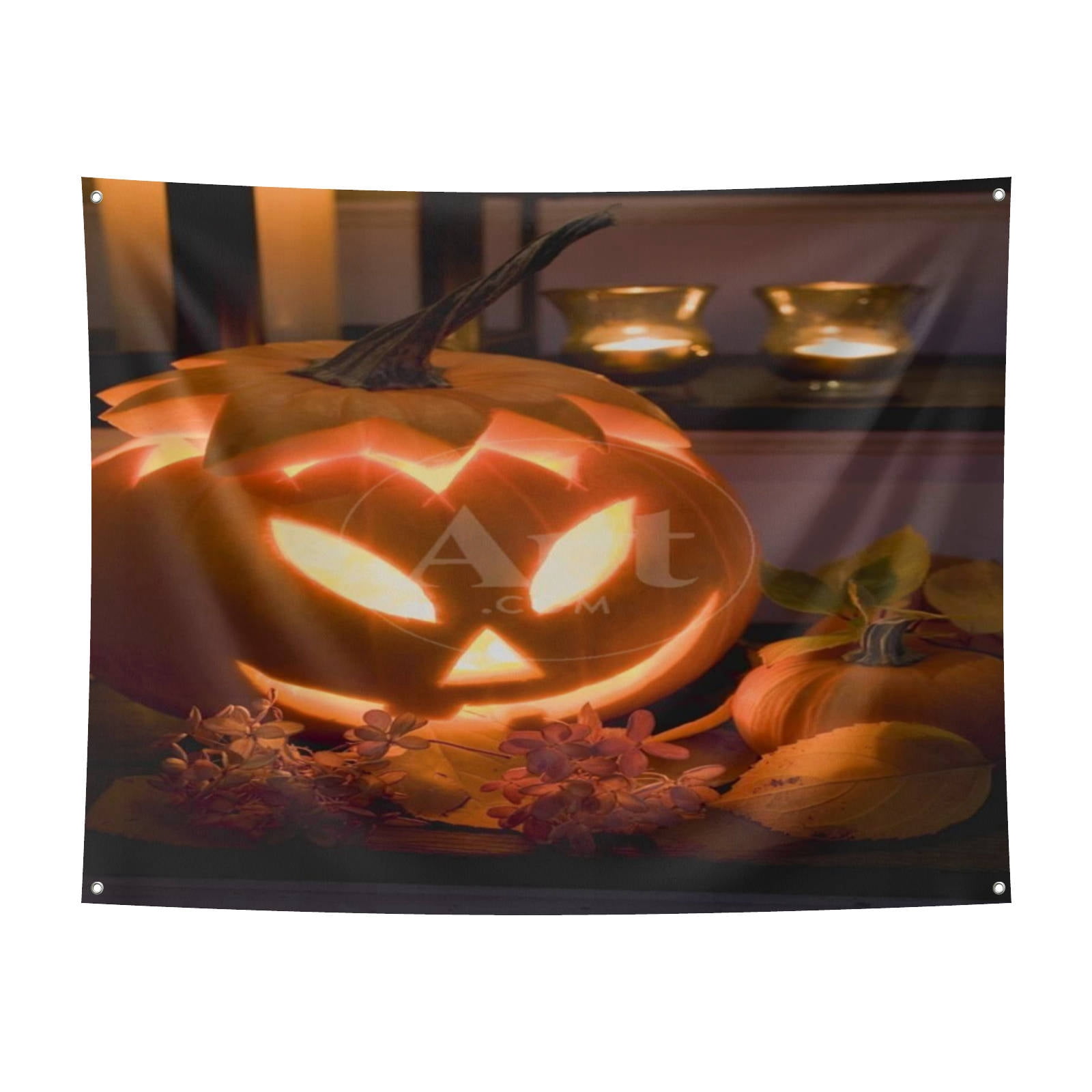 10*8 FT From Halloween scary pumpkin Holiday Banner split joint style 7 ...