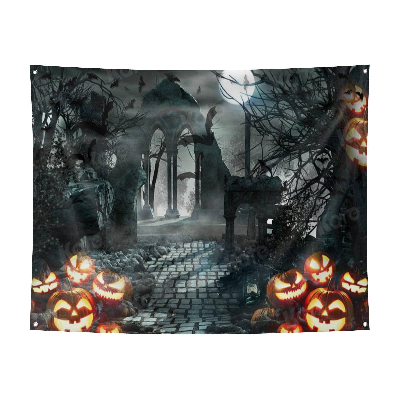 10*8 FT Halloween Castle Halloween gift Holiday Banner split joint ...