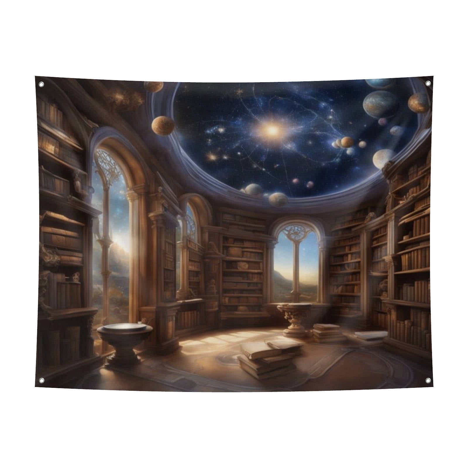 10*8 FT Starry universe Holiday Banner split joint style 7.87*9.84FT ...