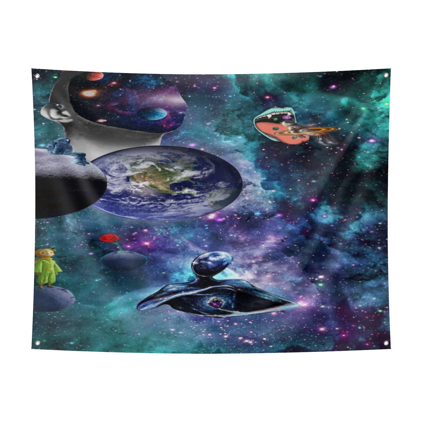 10*8 FT Starry universe Holiday Banner split joint style 7.87*9.84FT ...