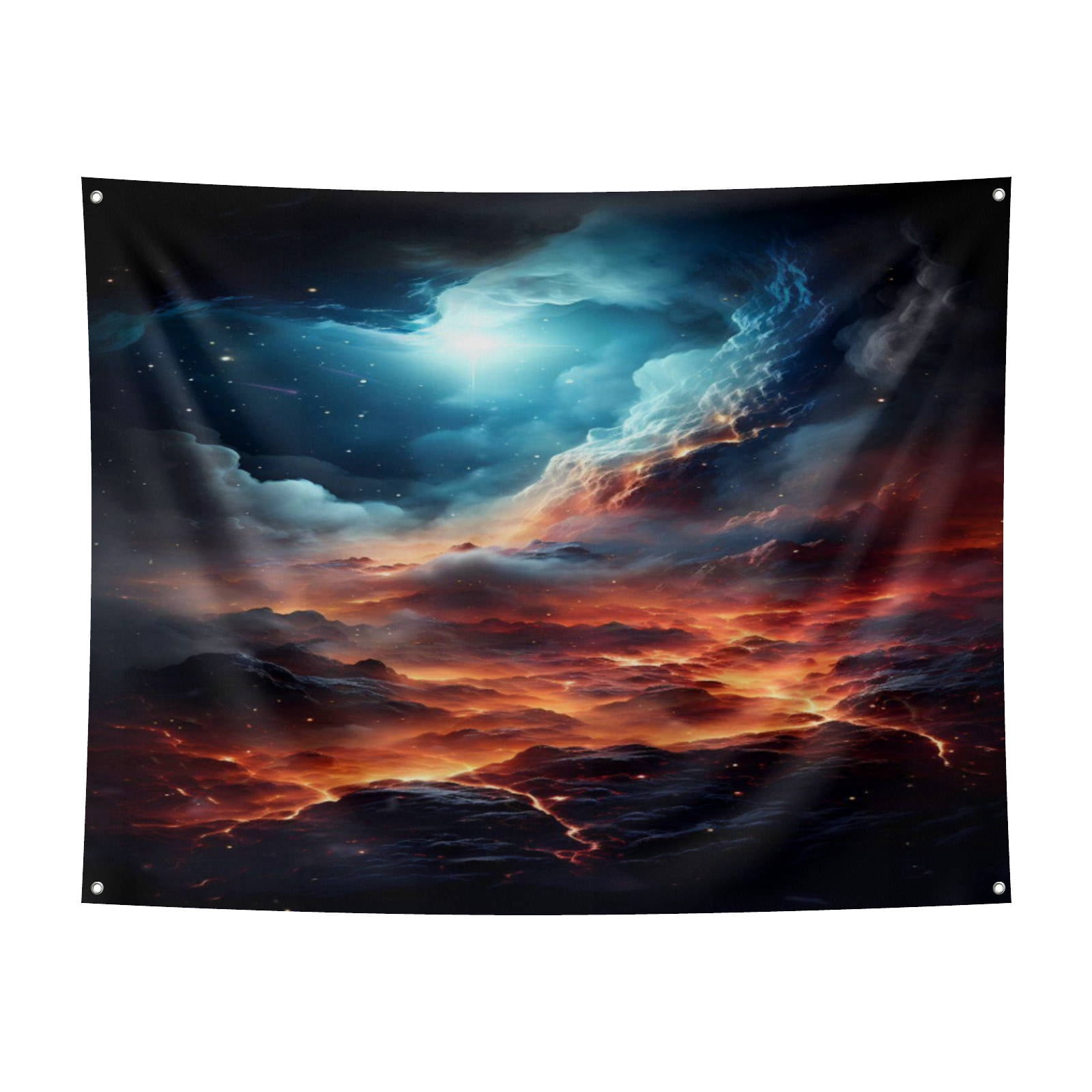 10*8 FT Starry universe Holiday Banner split joint style 7.87*9.84FT ...