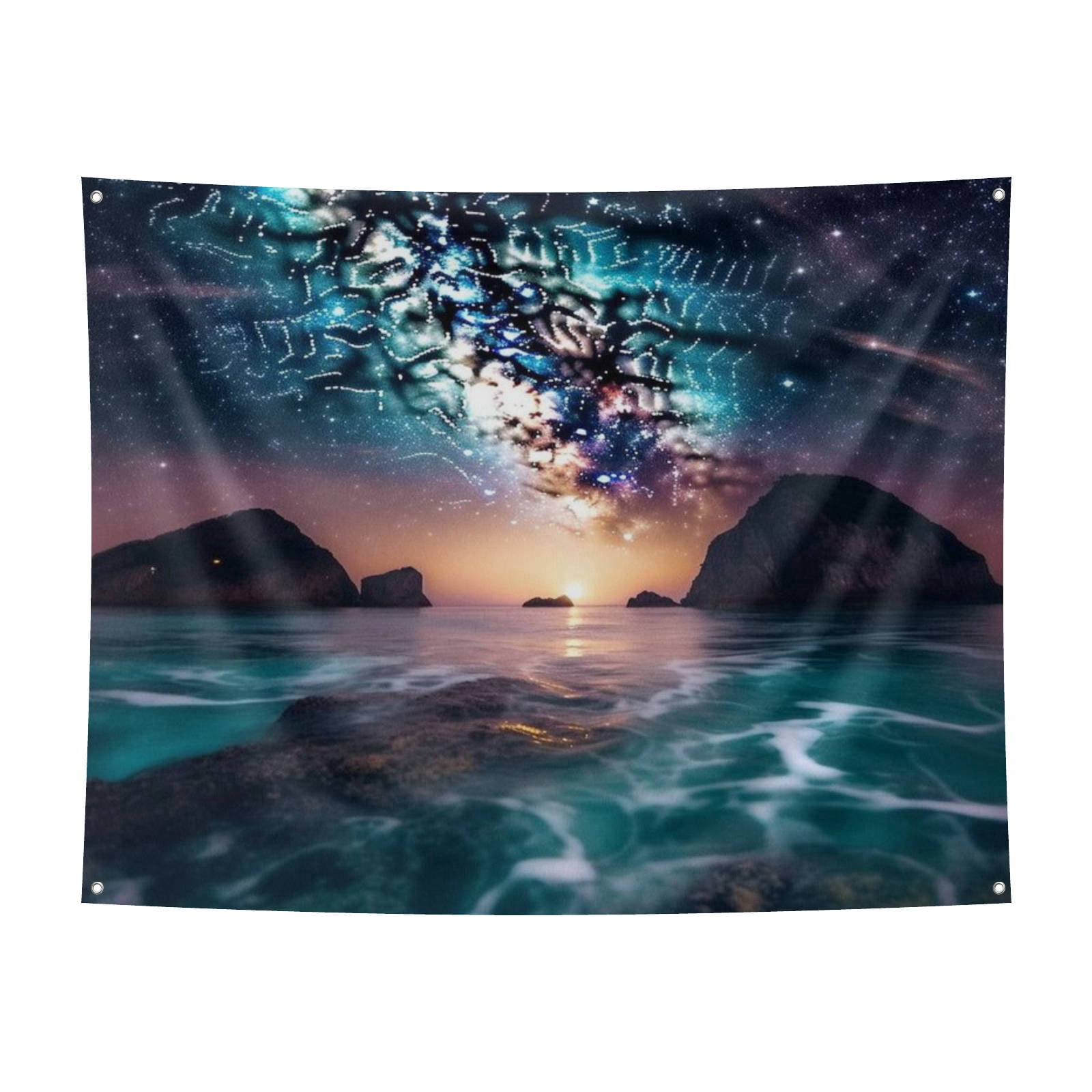10*8 FT Starry universe Holiday Banner split joint style 7.87*9.84FT ...