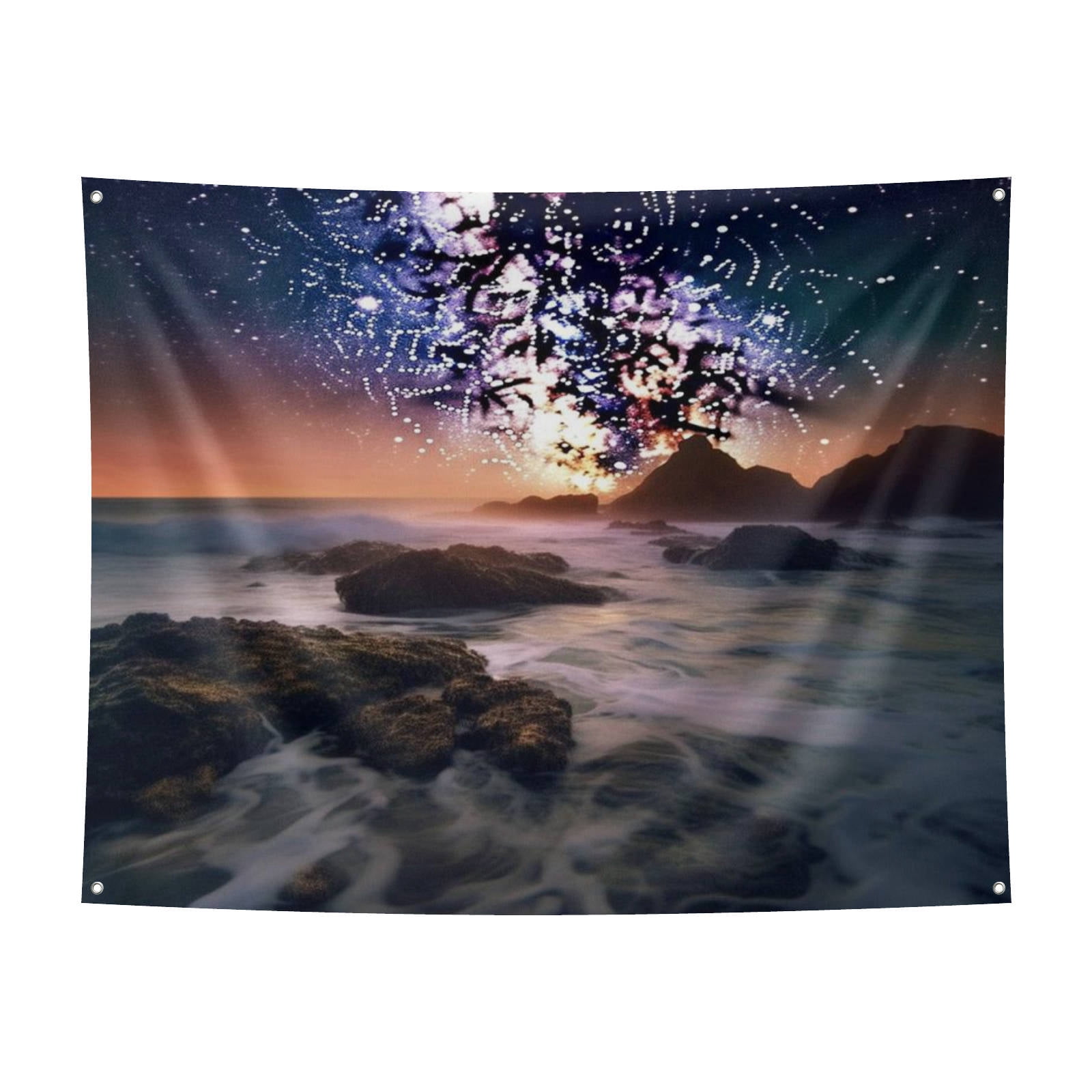 10*8 FT Starry universe Holiday Banner split joint style 7.87*9.84FT ...