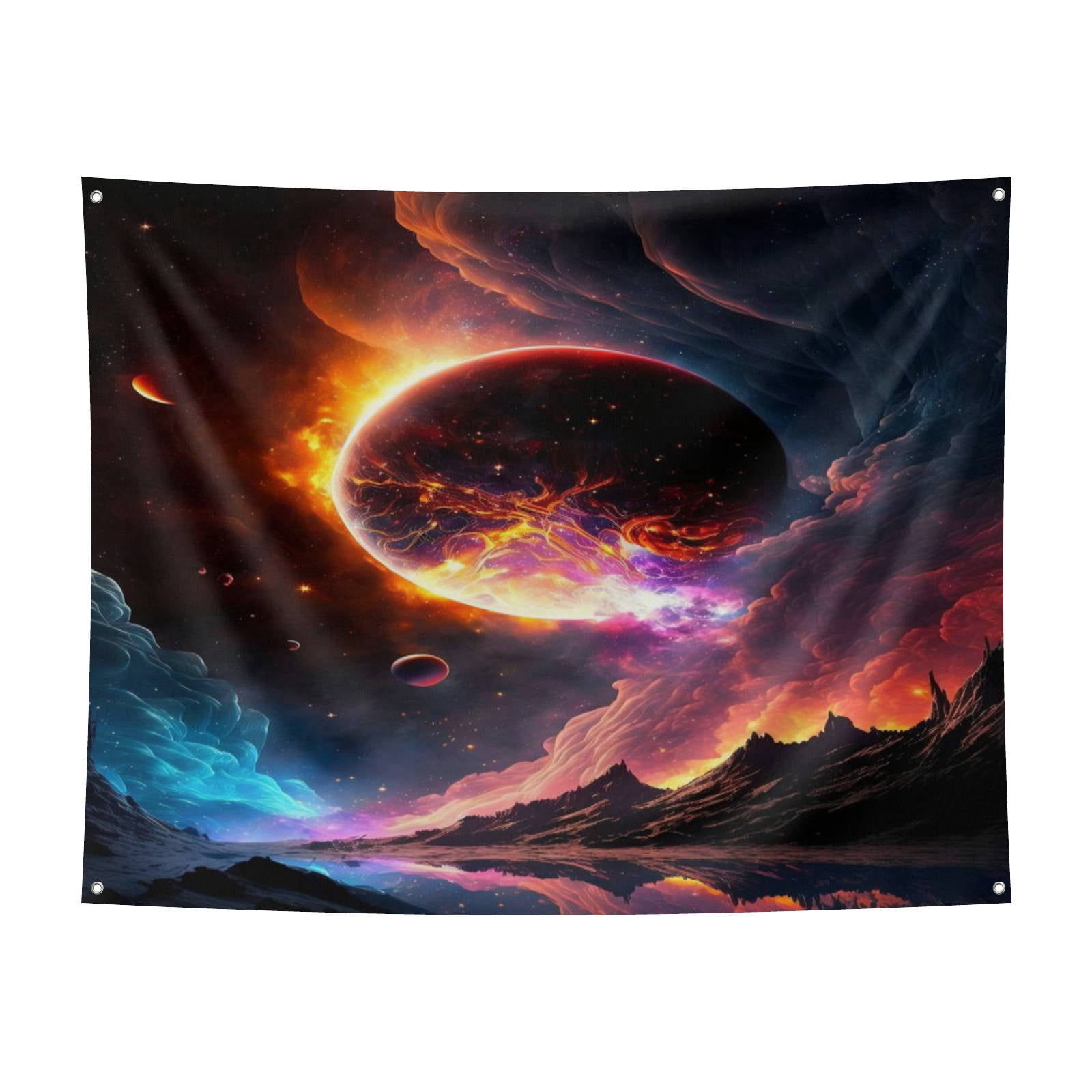 10*8 FT Starry universe Holiday Banner split joint style 7.87*9.84FT ...