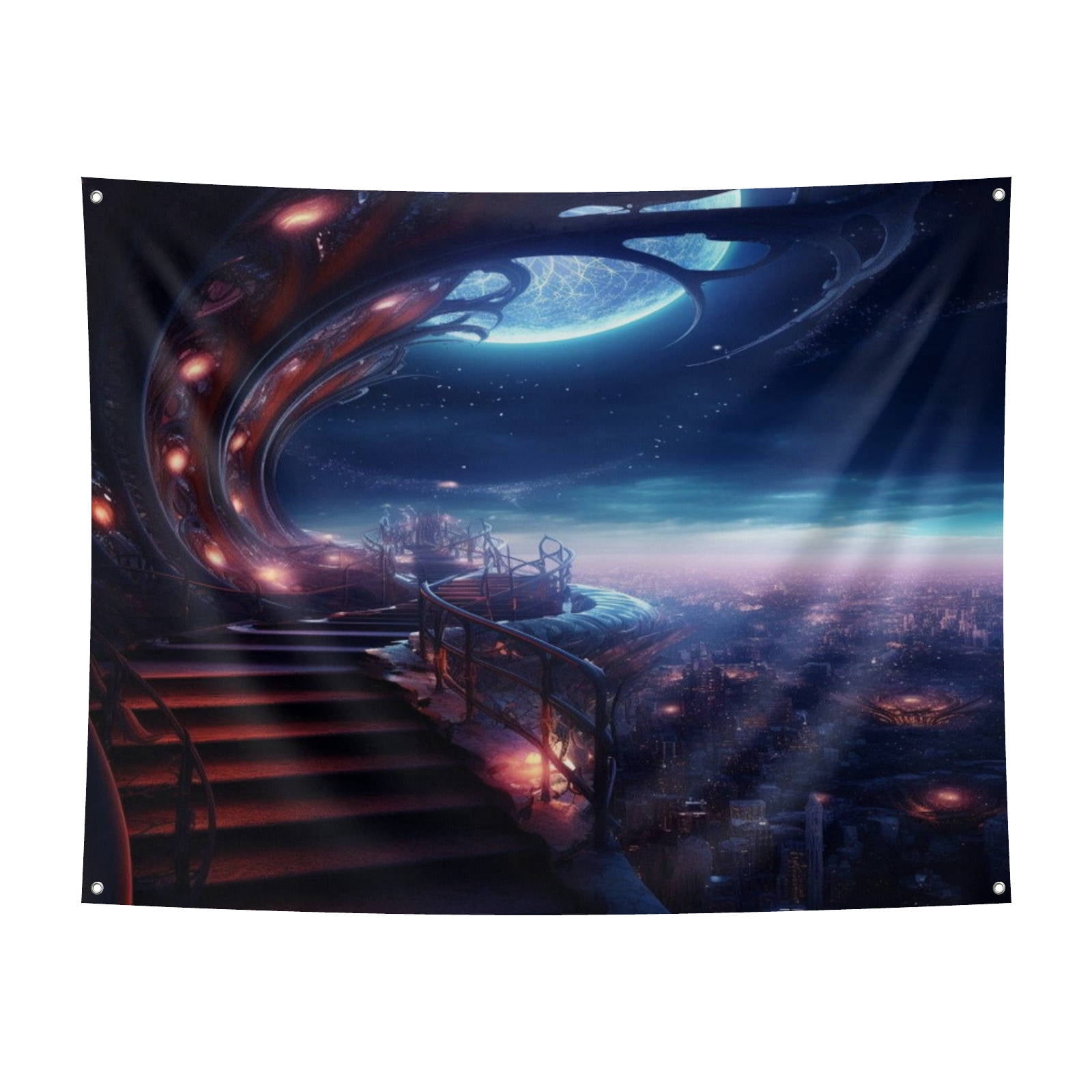 10*8 FT Starry universe Holiday Banner split joint style 7.87*9.84FT ...