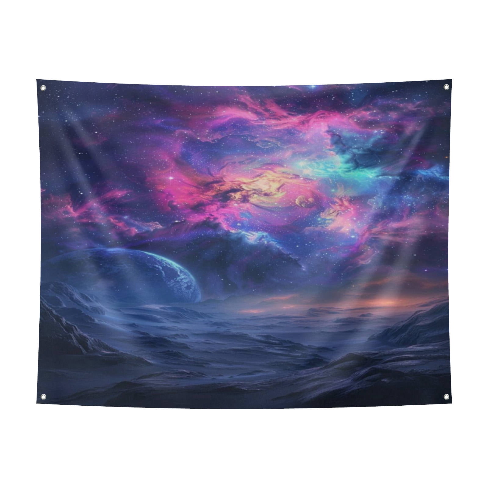 10*8 FT Starry universe Holiday Banner split joint style 7.87*9.84FT ...