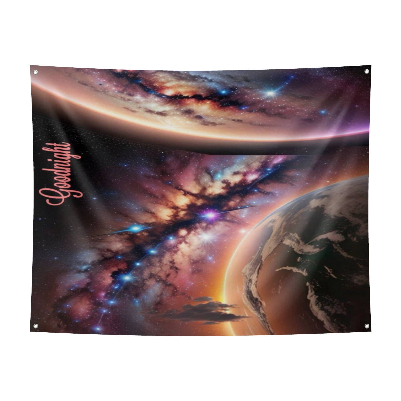 10*8 FT Starry universe Holiday Banner split joint style 7.87*9.84FT ...