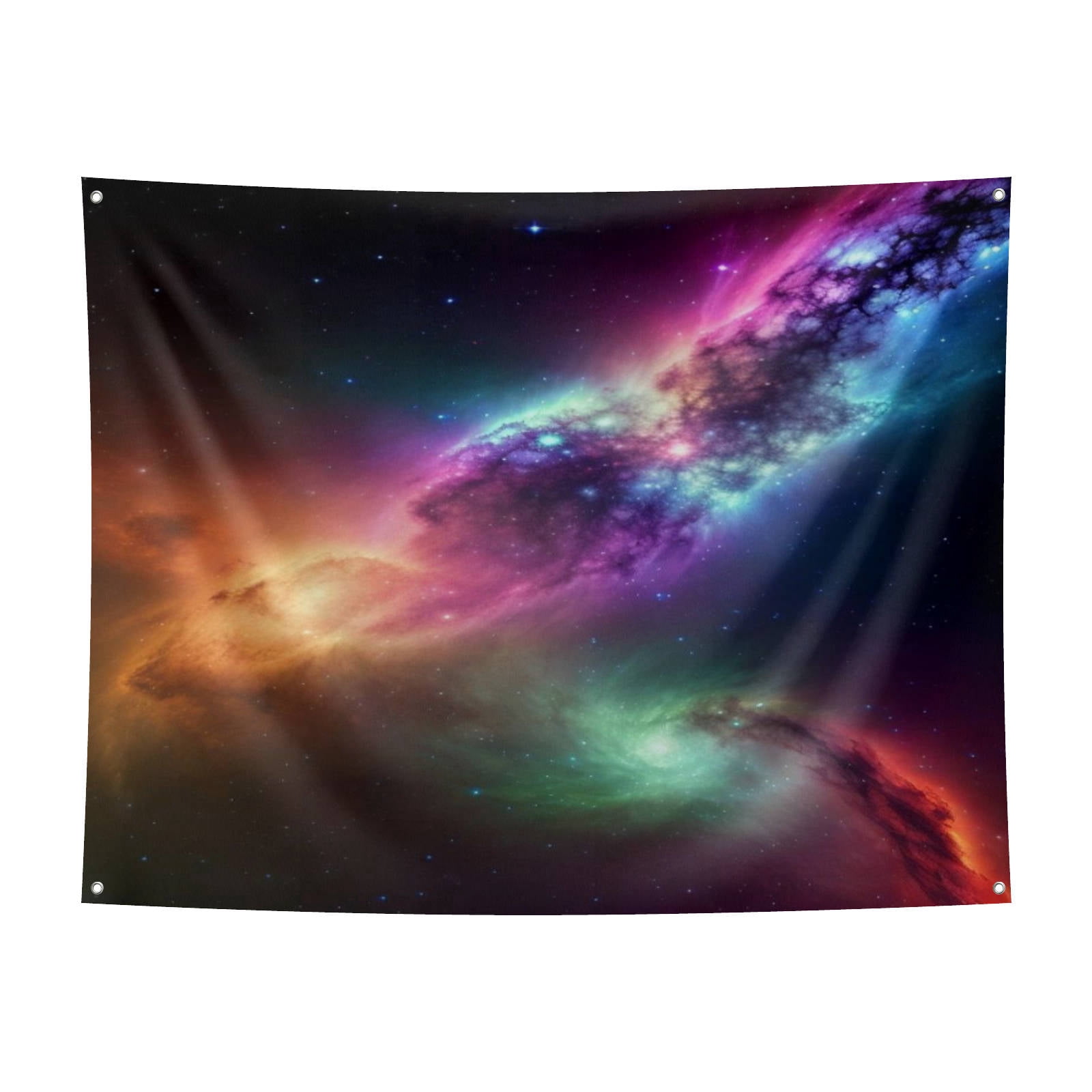 10*8 FT Starry universe Holiday Banner split joint style 7.87*9.84FT ...