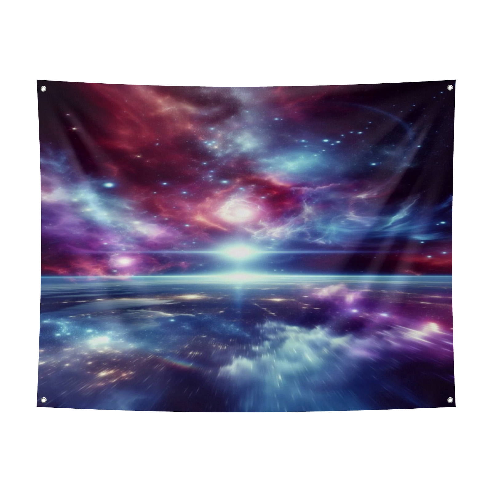 10*8 FT Starry universe Holiday Banner split joint style 7.87*9.84FT ...