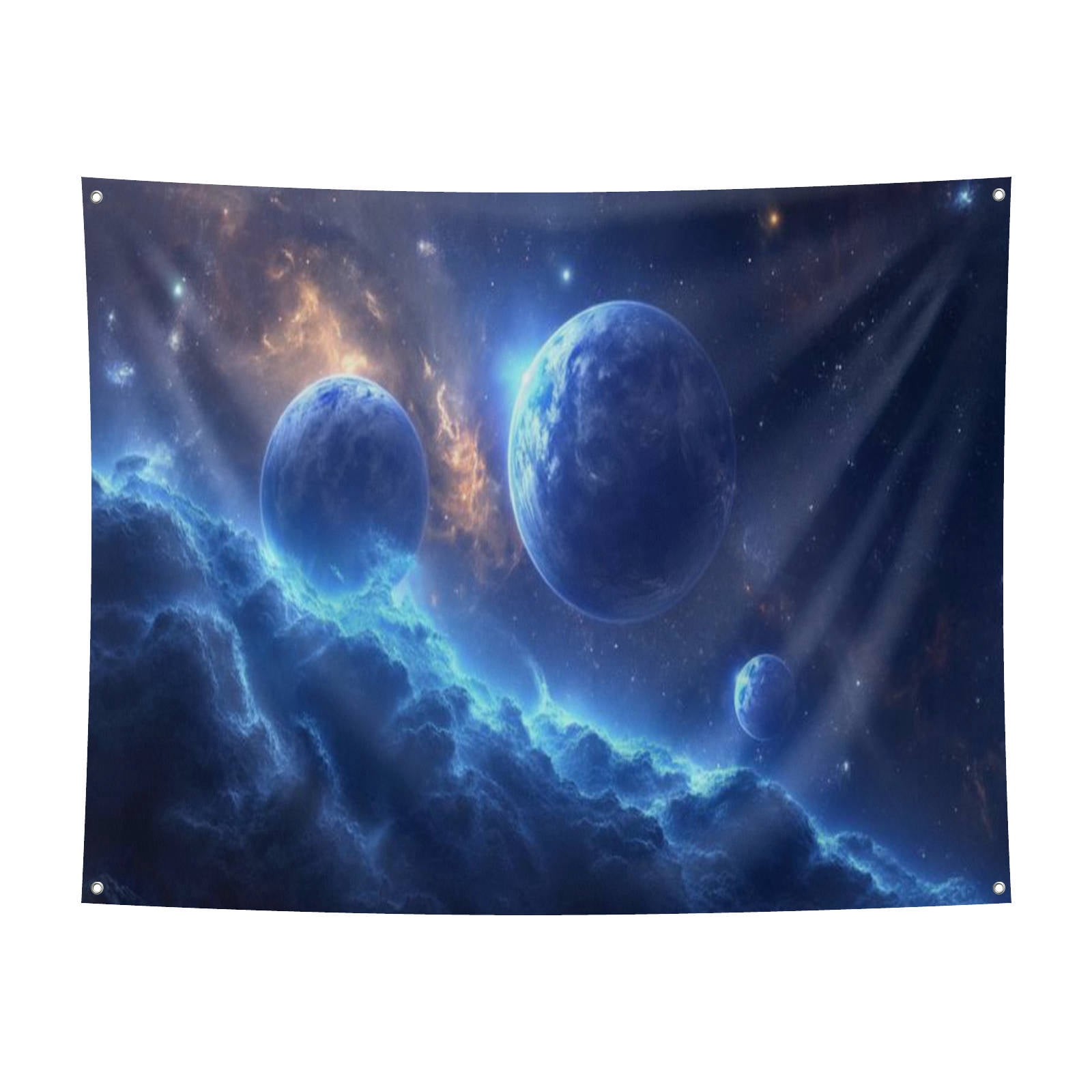 10*8 FT Starry universe Holiday Banner split joint style 7.87*9.84FT ...