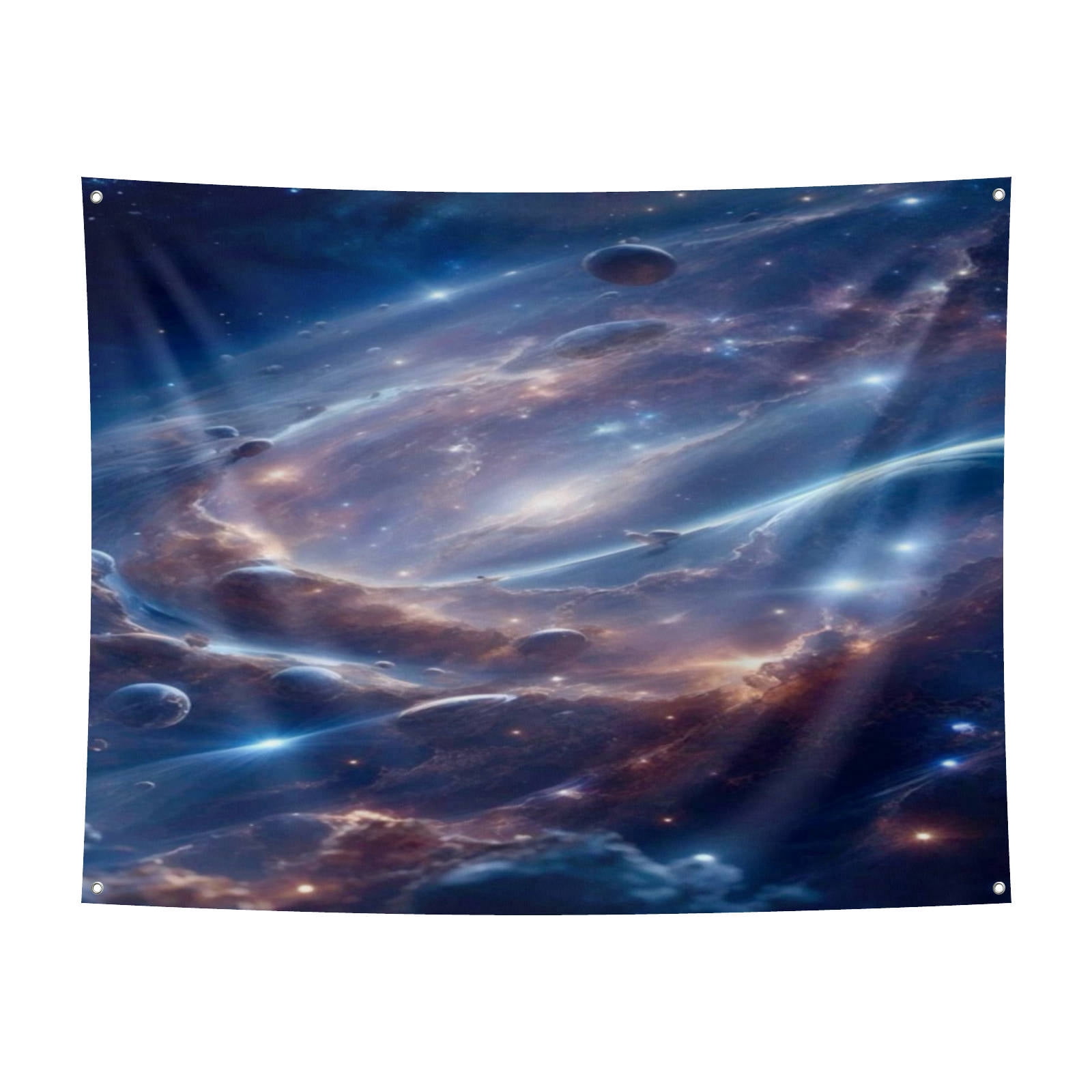 10*8 FT Starry universe Holiday Banner split joint style 7.87*9.84FT ...