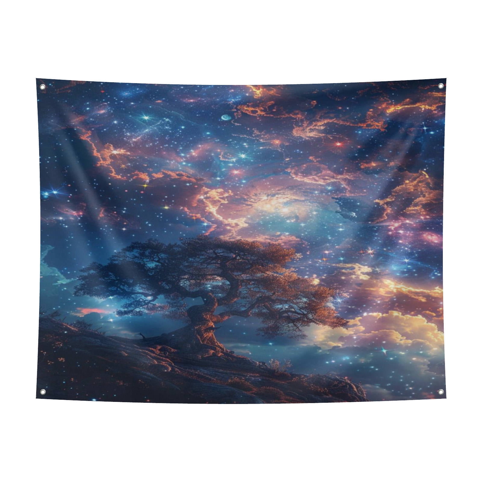 10*8 FT Starry universe Holiday Banner split joint style 7.87*9.84FT ...