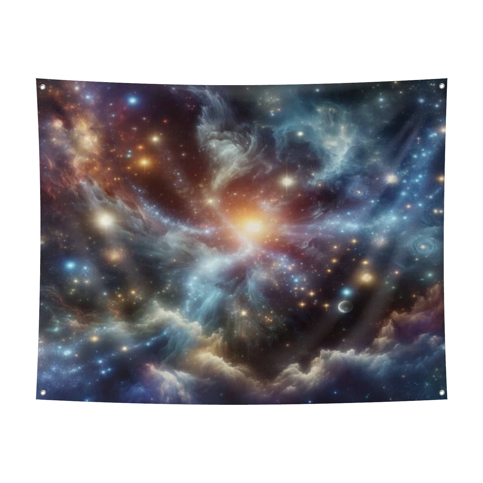 10*8 FT Starry universe Holiday Banner split joint style 7.87*9.84FT ...