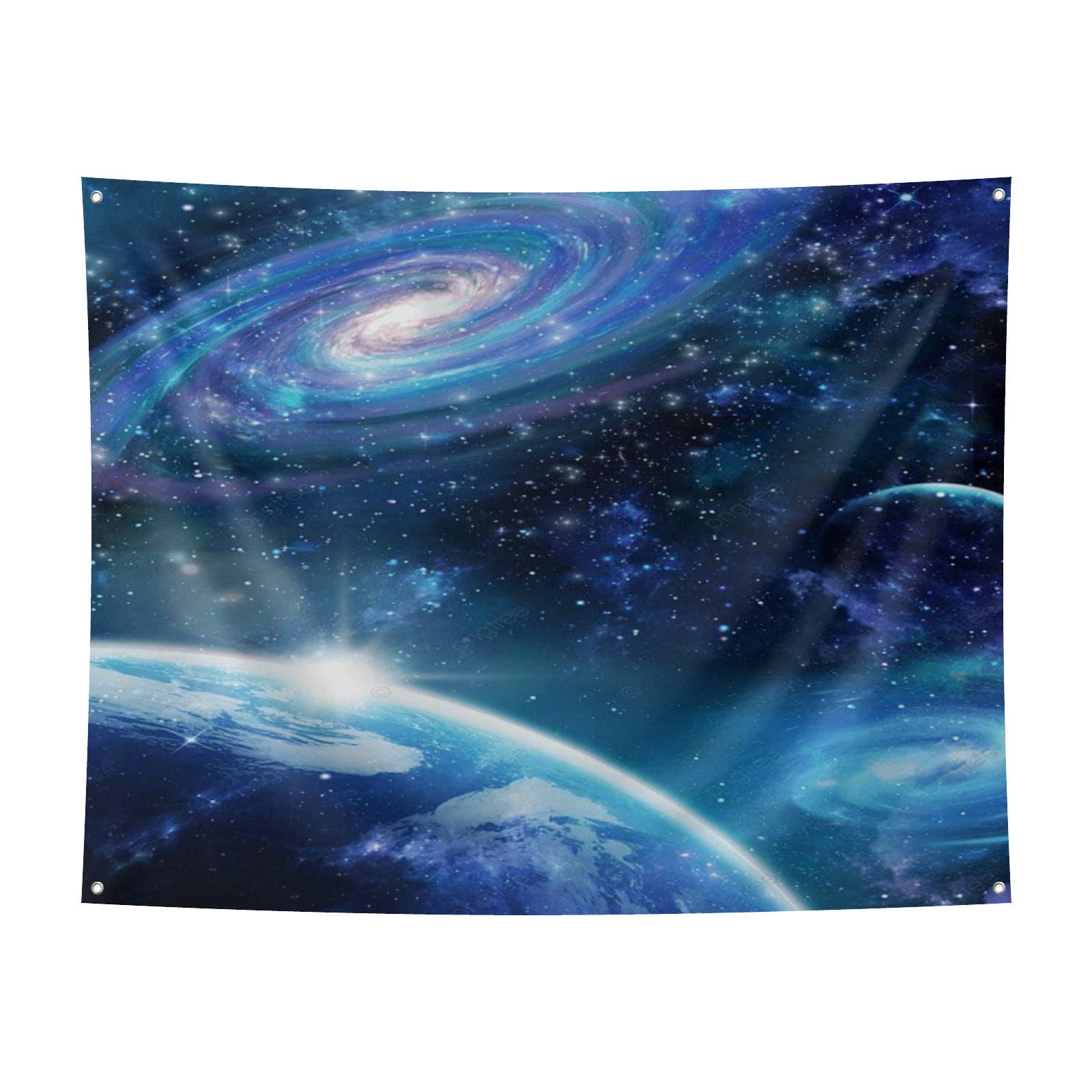 10*8 FT Starry universe Holiday Banner split joint style 7.87*9.84FT ...