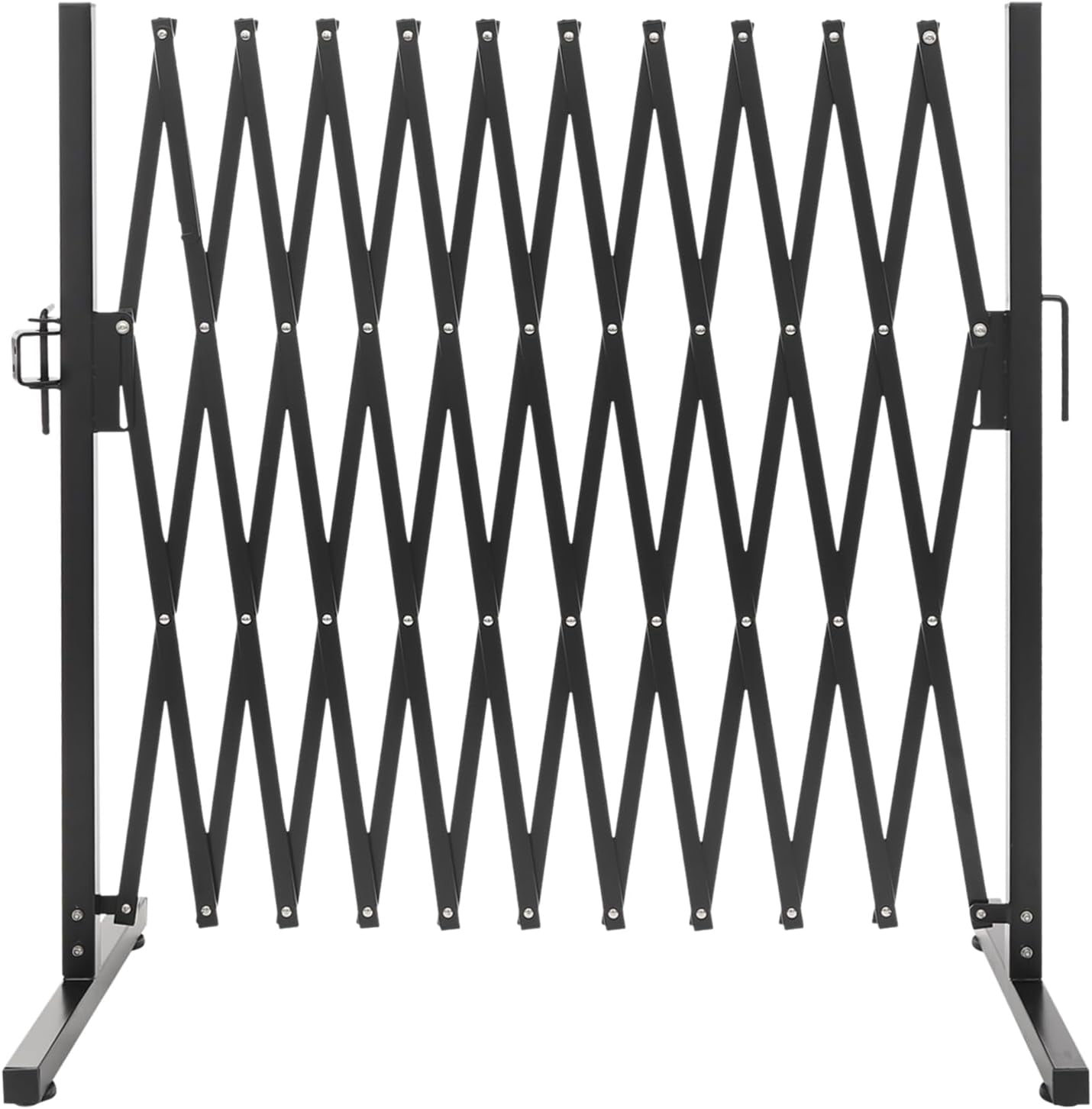 10.8 Ft Expandable Barricade Portable Temporary Barrier, Safety Fence ...