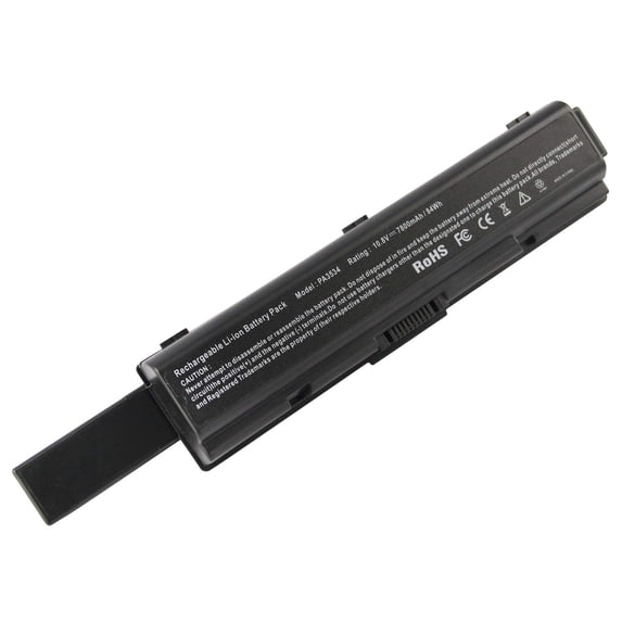 10.80V 7800mAh Li-ion Replacement for Toshiba PA3534U-1BAS, PA3534U ...