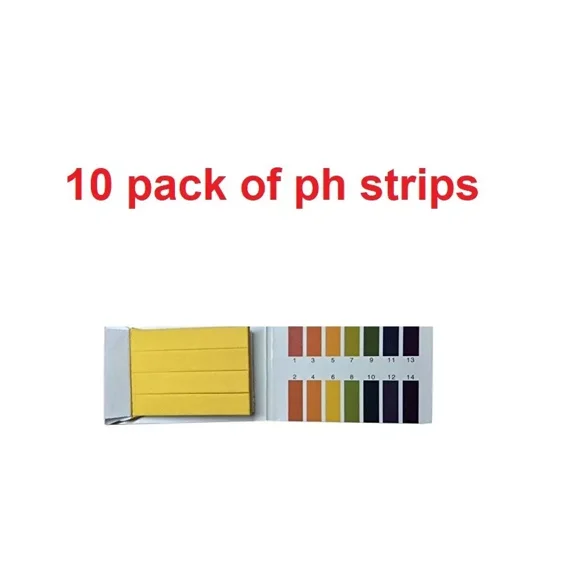 10 80X Ph Indicator Test Strips 1-14 Laboratory Paper Litmus Tester ...