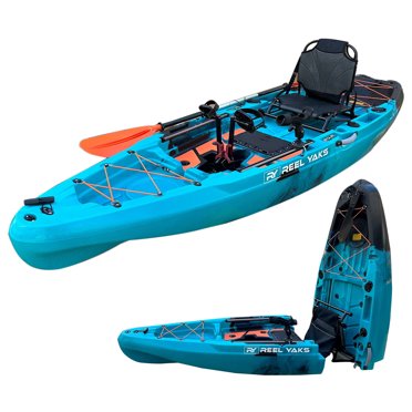 9.5ft Raptor Modular Propeller Drive Fishing Kayak, 380 lbs Capacity ...