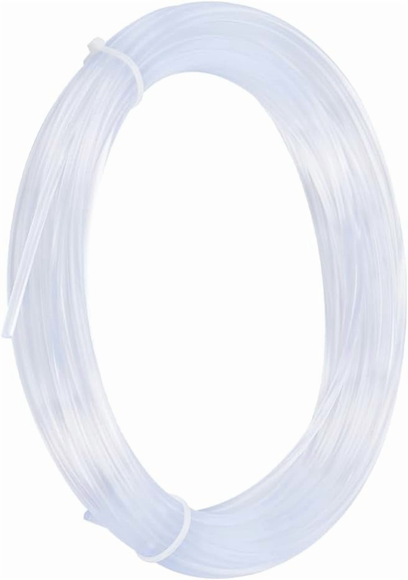 10.9 Yard Plastic Boning Roll 2mm PP Corset Strips Round White Webbing ...