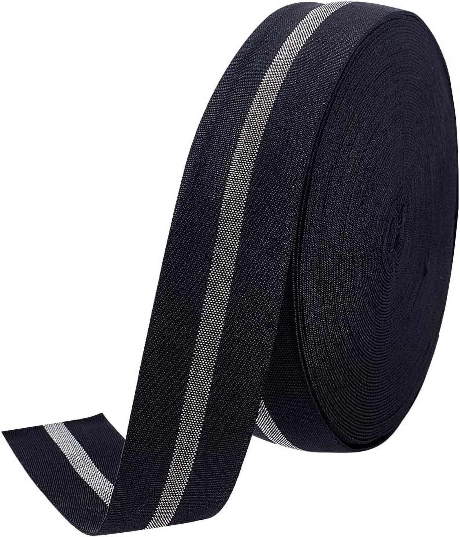 10.9 Yards 1 Inch Sewing Stretch Elastic Bands with Silver Glitter in ...