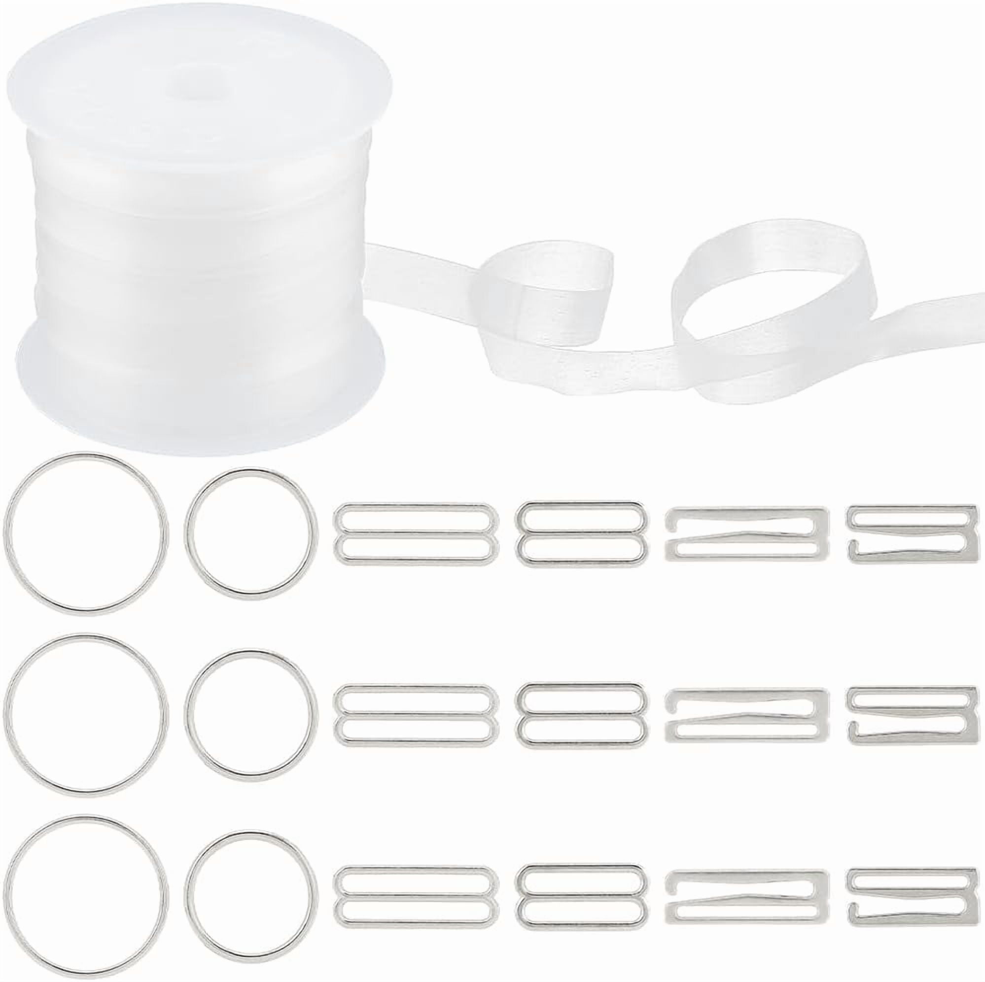 10.9 Yards Transparent Elastic Strap 0.3 Inch Wide TPU Clear ...
