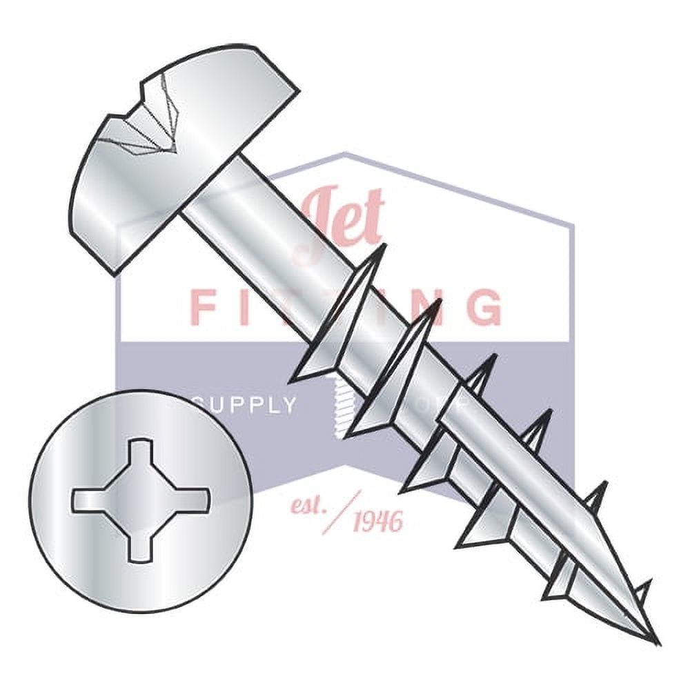 10-9 x 1 1/2" Deep Thread Wood Screws | Square Drive | Pan Head | Type ...