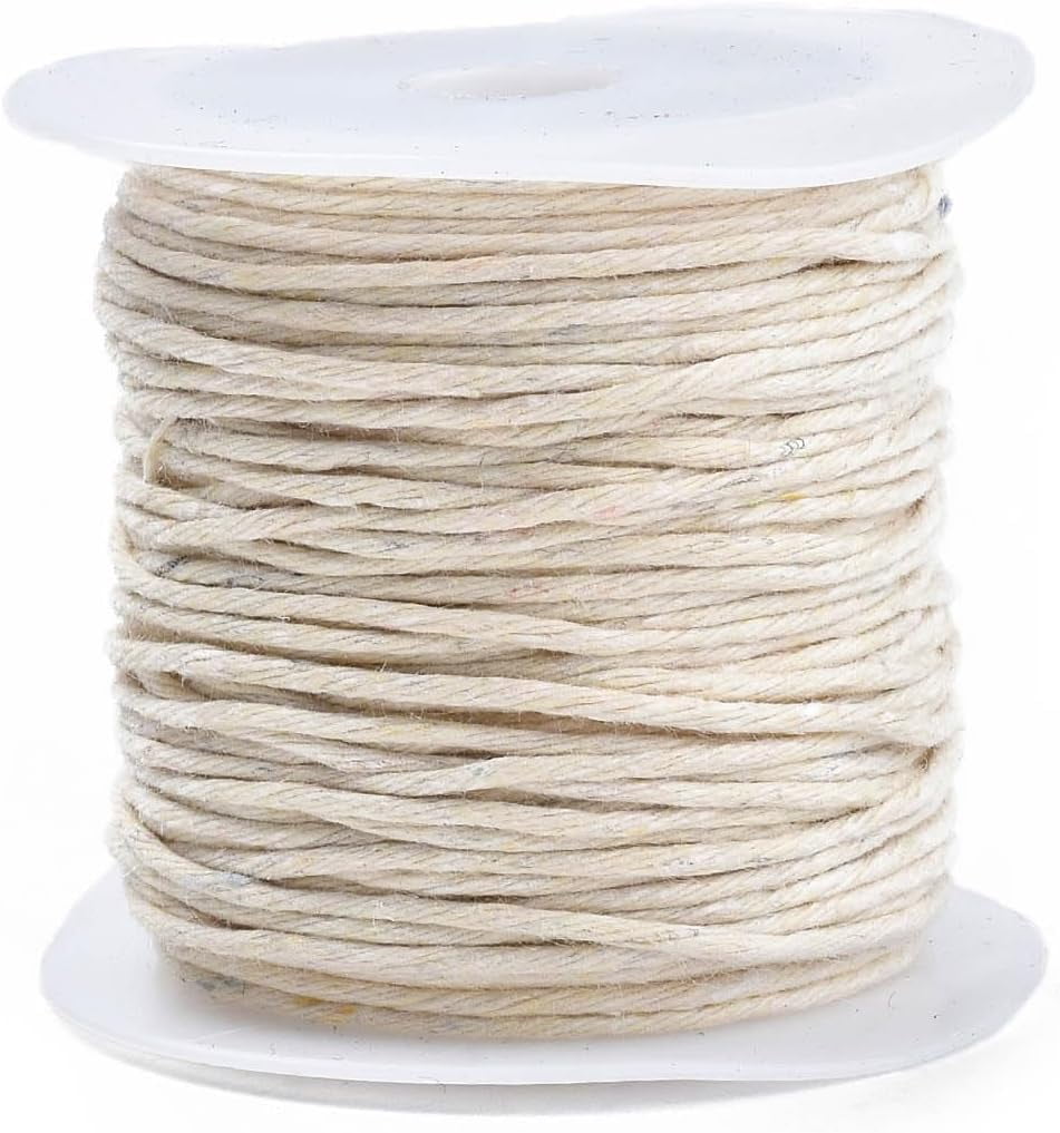 10.93 Yards Waxed Cotton Cords Waxed String Beading Threads Round ...