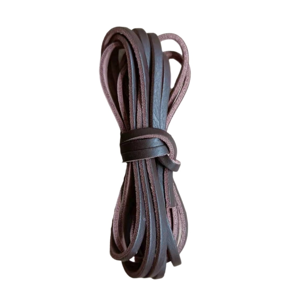 10.93Yards 3mm Flat Leather Cord Leather String Leather Lace for ...