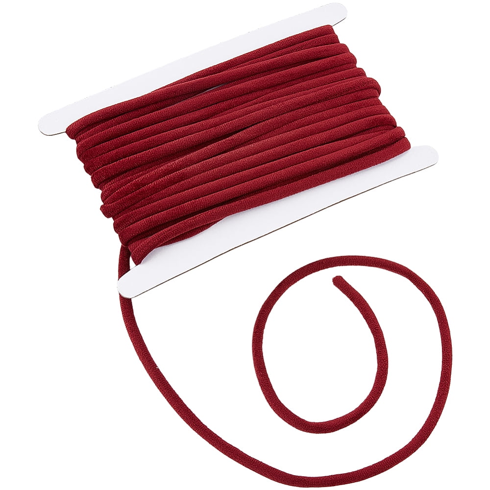 10.94 Yards 1/4 Inch Vintage Dark Red Velvet Ribbon Thin Burbundy ...