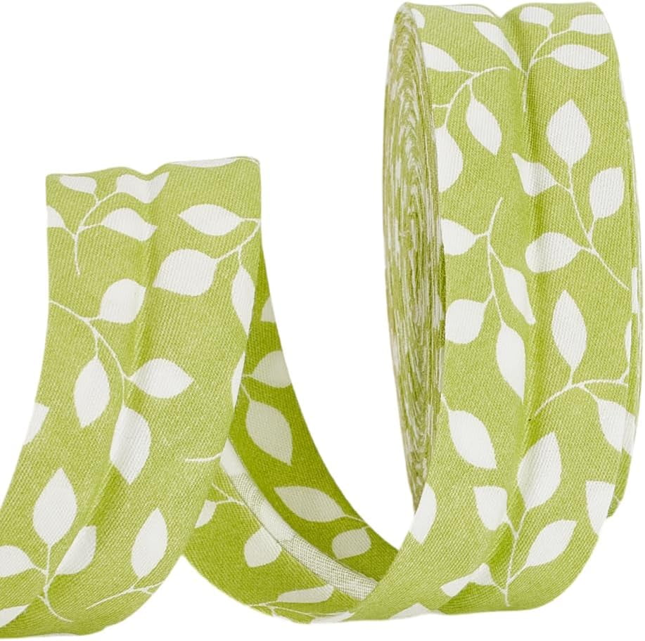 10.94 Yards Double Fold Bias Tape 1.18 Inch Wide Leaf Bias Binding Tape ...